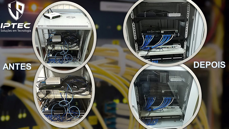Organização Rack de Internet - IPTEC Soluções em Tecnologia